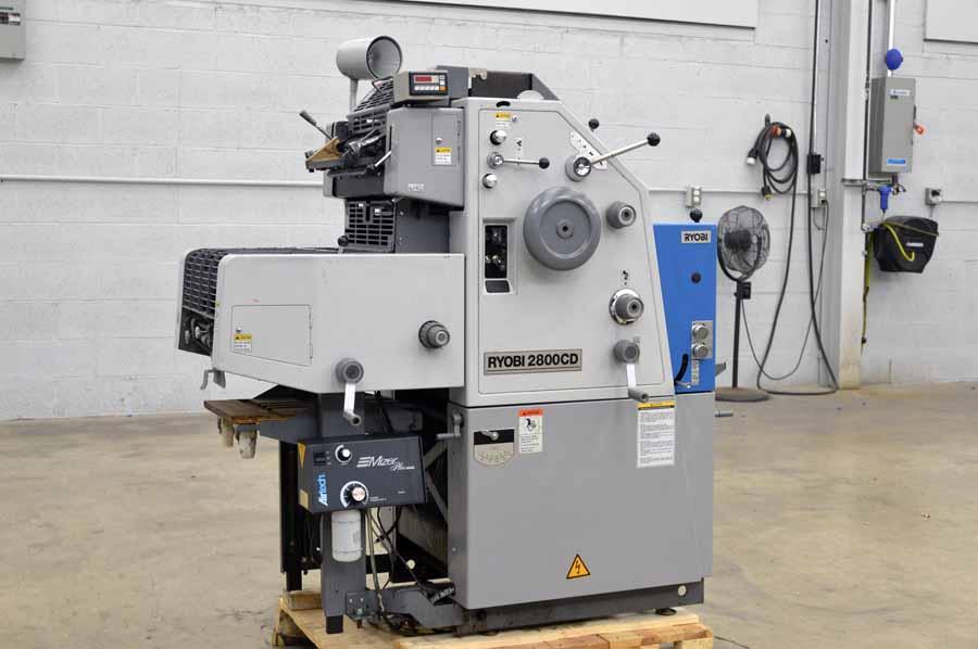 Lot #21: Ryobi 2800CD Single Color Press - WireBids